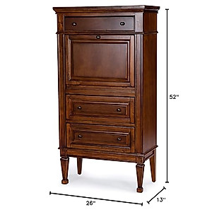 Butler Wordsworth Olive Ash Burl Secretary