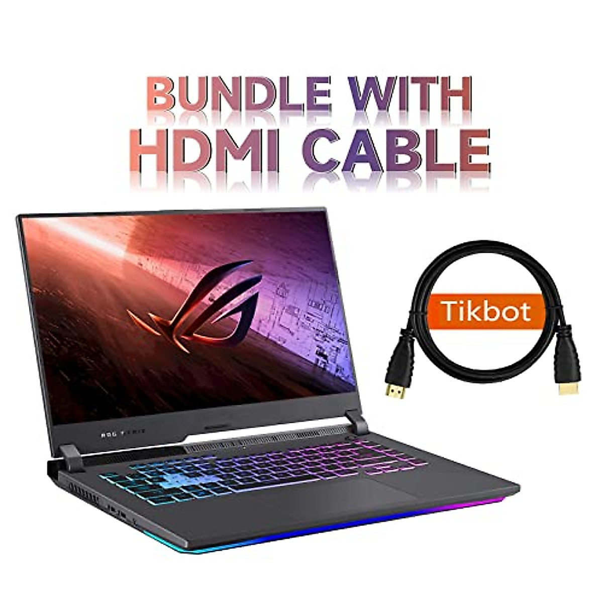 ASUS 15.6" ROG Strix G15 Laptop - AMD Ryzen 7 4800H - GeForce RTX 3060 – Win 11 Home-with HDMI Cable (64GB RAM | 1TB PCIe SSD)