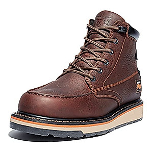 Timberland PRO Men's Gridworks Moc Soft Toe Waterproof Industrial Boot, Brown, 8.5 M US