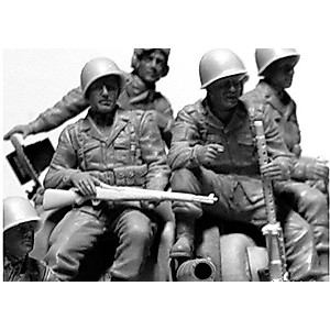 101 Light Company US Paratroopers and British Tankman 1944 1/35 Master Box 35164