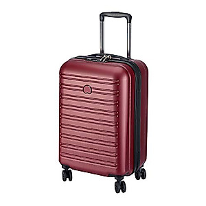 Delsey Adults-Unisex's Hand Luggage, Red, cabine XS (55 cm-43 L) New