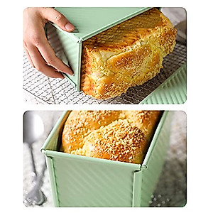 Non-Stick Bread Loaf Pans With Lid Metal Toast Molds Kitchen Bakeware Baking Pan For Bread Loaf Pate Toast Cake Toast Box Mold