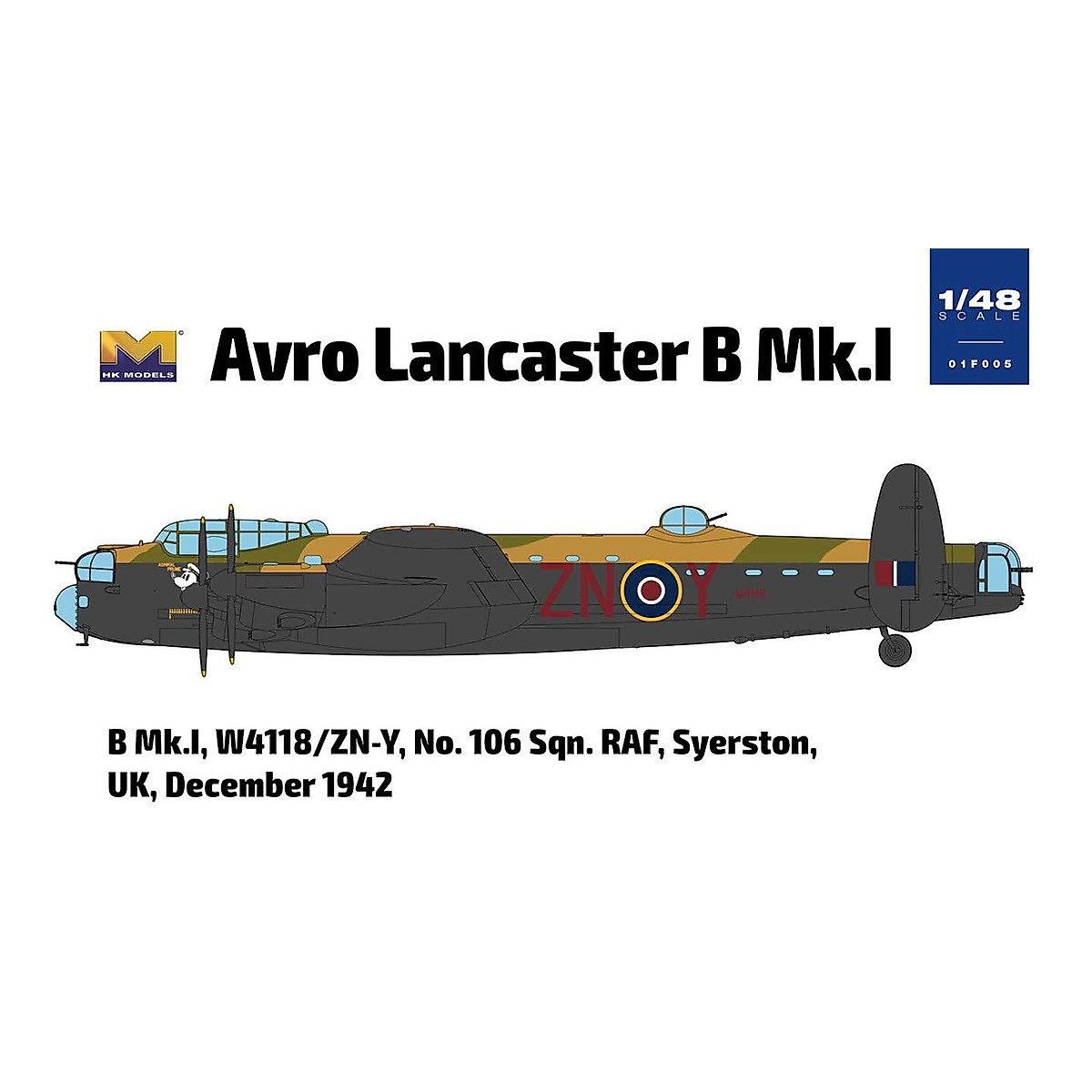 HK Models 1/48 Avro Lancaster B Mk.I Bomber