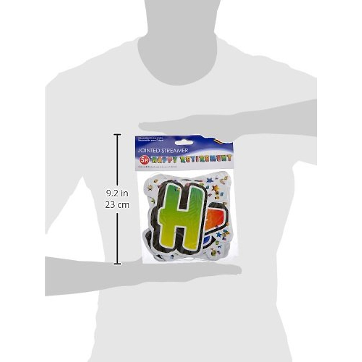 Beistle Happy Retirement Streamer