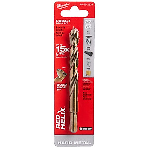 Milwaukee 48-89-2324 Bit Drill Cobalt Rod, 27/64"
