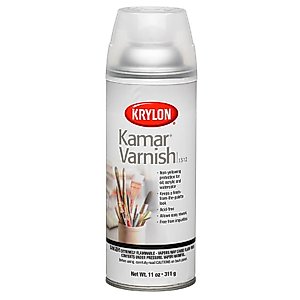 11 oz Krylon 1312 Kamar Varnish Clear Acrylic Varnish