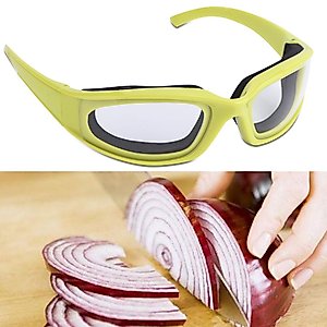 Kitchen Goggles, Anti-Spicy Onion Cutting Goggles Protective Glasses Eye Protector Kitchen Gadget BBQ Glasses Grilling Goggles, Green