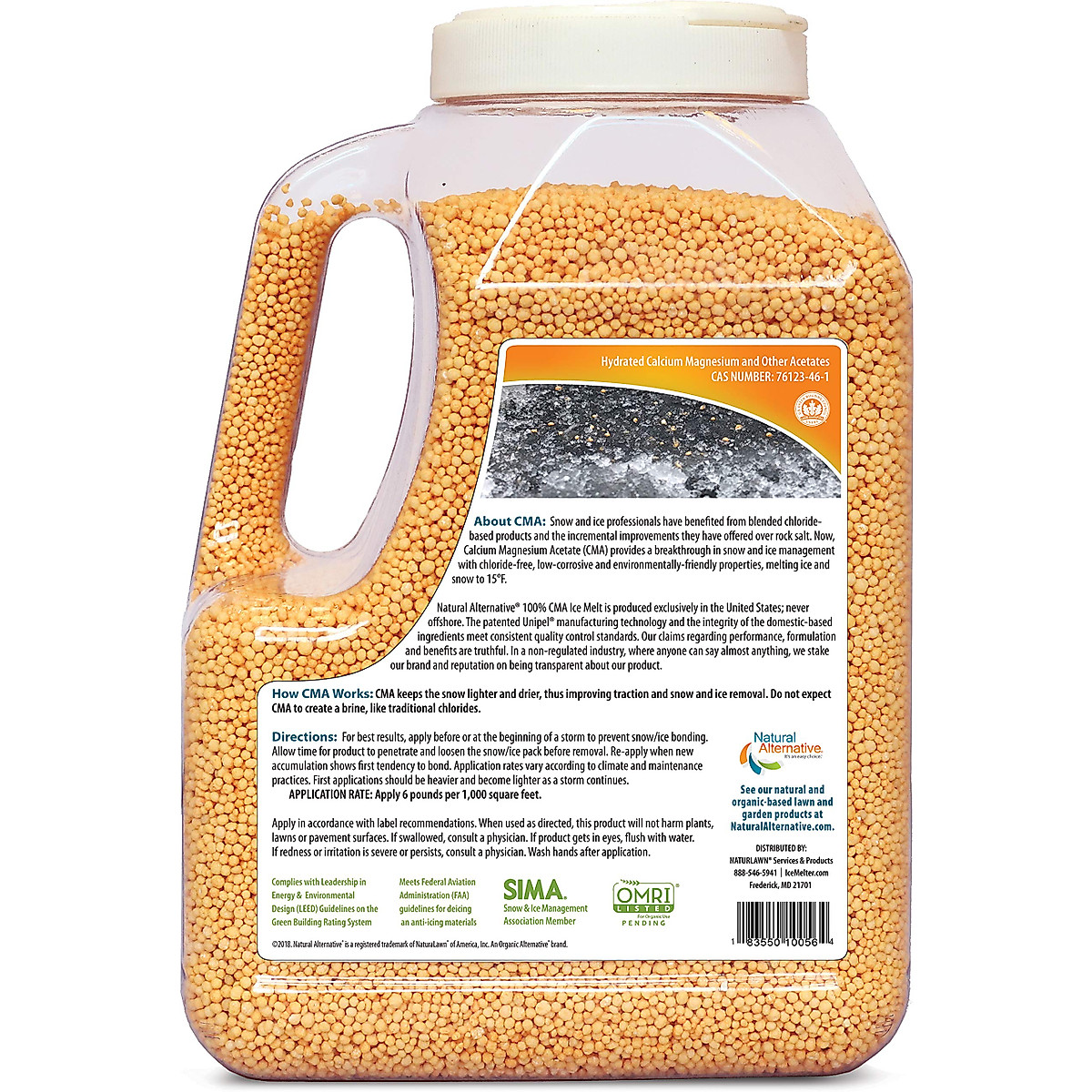 Natural Alternative® 100% CMA 6 lb. Shaker Jug (10056)