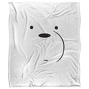 We Bare Bears Ice Bear Officially Licensed Silky Touch Super Soft Throw Blanket 50" x 60"