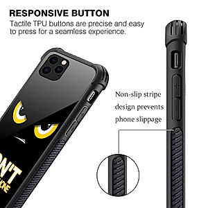 CARLOCA Compatible with iPhone 13 Mini Case,Angry Dont Touch My Phone Pattern Design for Girl Boy Shockproof Anti-Scratch Case for iPhone 13 Mini