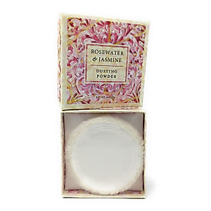 Greenwich Bay Trading Co. Dusting Powder, 4 Ounce, Rosewater & Jasmine