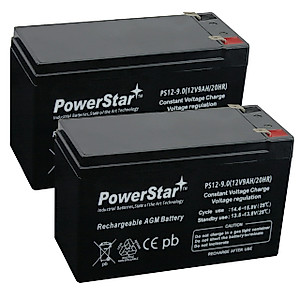 PowerStar® Replacement APC Back-UPS XS 1300VA BX1300LCD Replacement Battery (2) 12V 9.0ah Batteries