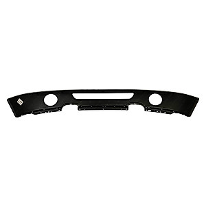 Crash Parts Plus Painted Black Steel Front Bumper for Ford F-150, Lincoln Mark LT - FO1002401