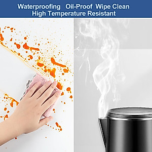 Clear Wall Protective Film, Static Cling Removable Wall Protector Contact Paper, for Protect Furniture, Chair Back, Wall Behind Pet Food Bowl