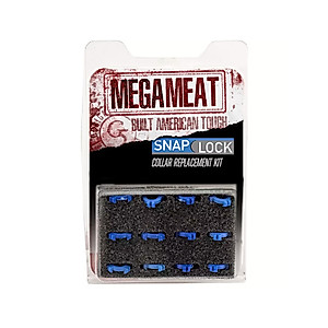 G5 Megameat Deadmeat V2 Replacement Collars Clip-On Secure Hunting Target Shooting Broadhead Blade Deployment Control SnapLock Retention System, 12 Pack - Standard