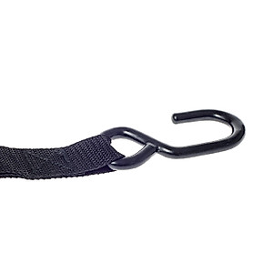 ZUJARA Double Kayak Storage Straps System Comes with 2 Carabiner Paddle Clips - Double Kayak Hanger, Alternative to Kayak Rack for Garage