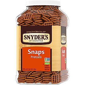 Snyder's of Hanover Pretzel Snaps, 46 Oz Canister