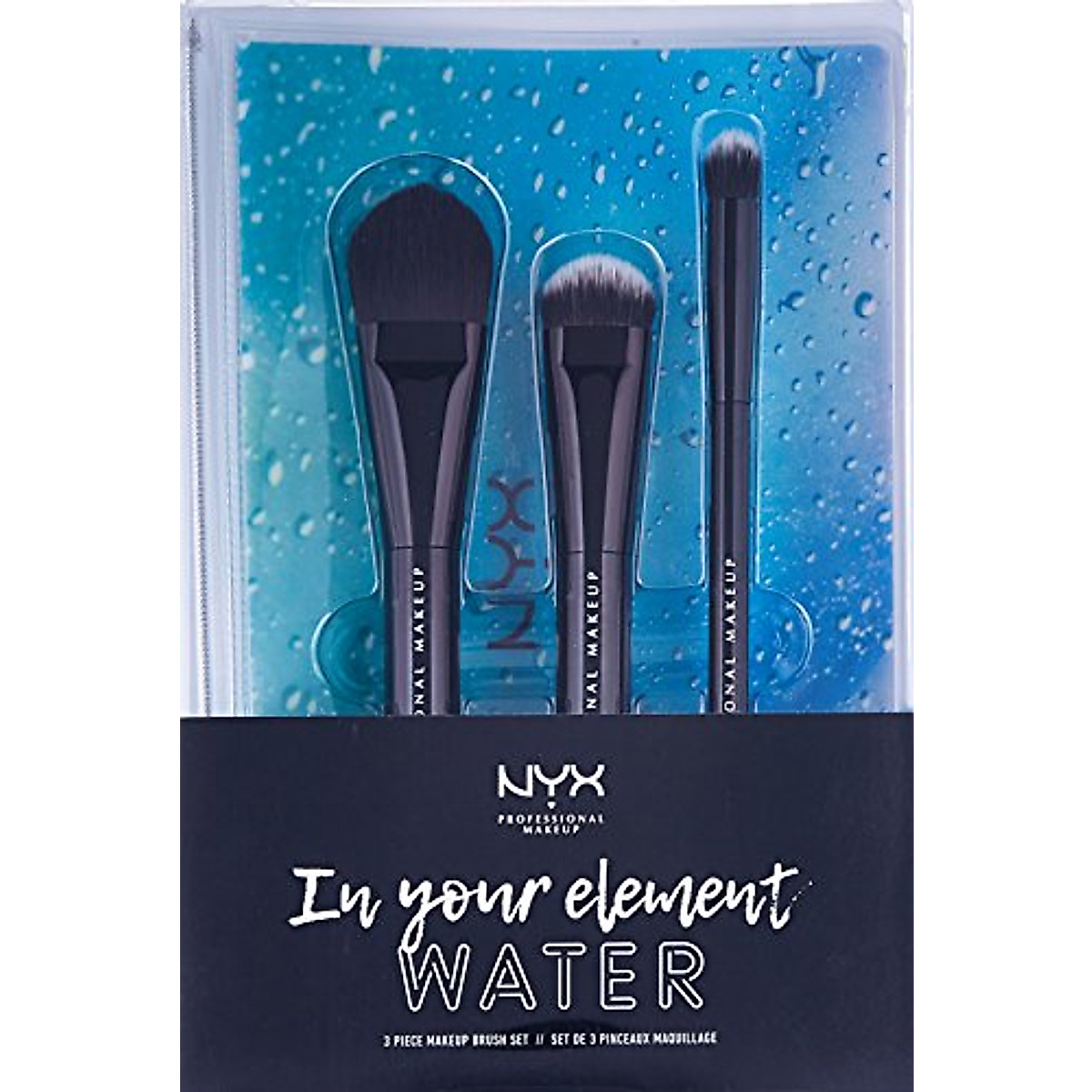 NYX PROFESSIONAL MAKEUP In Your Element Water Face Brush Set  