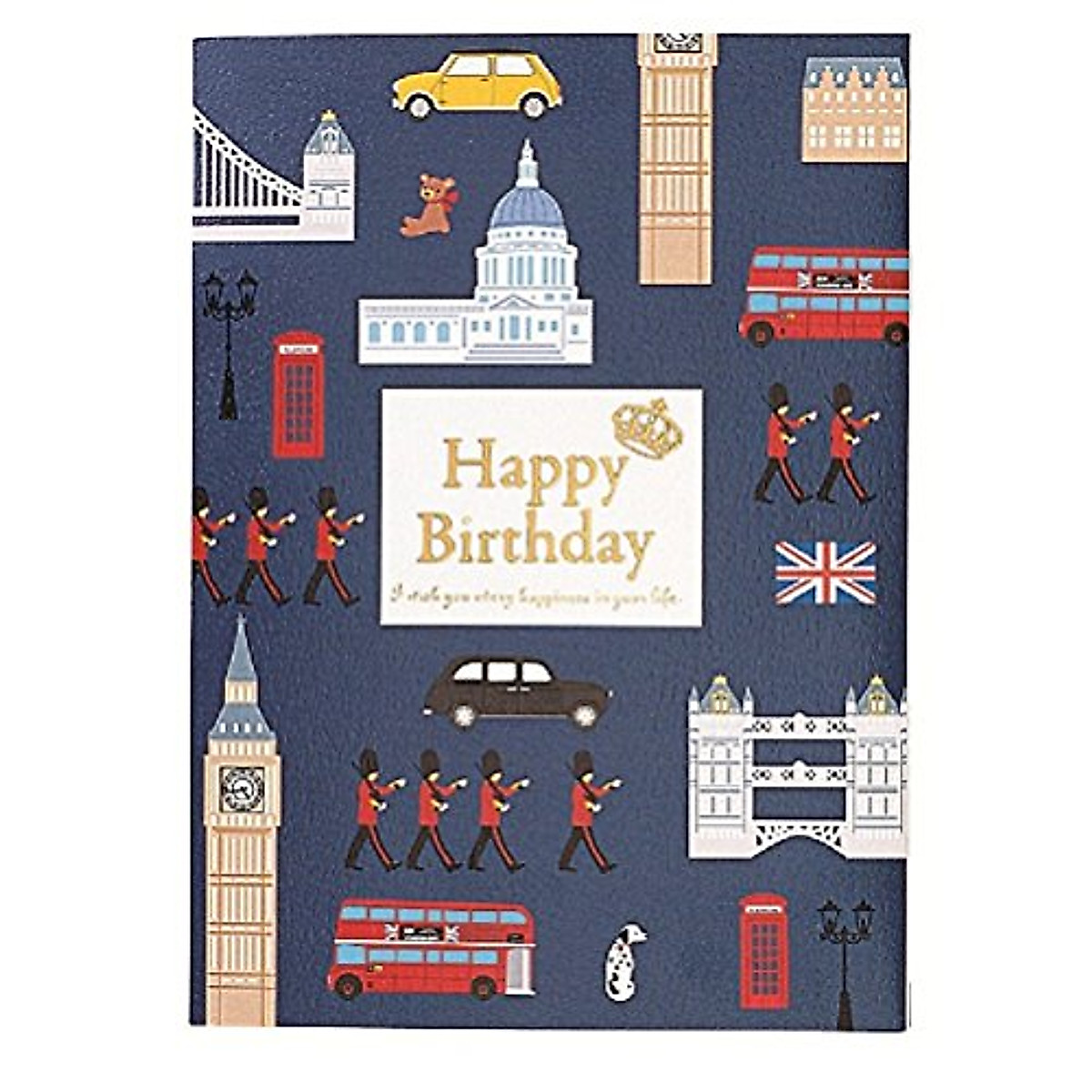Gakken Sta:Ful Happy Birthday Laser Cut London Pop Up Greeting Card