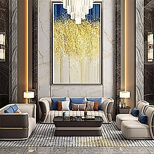 SXNBH Italian Leather Sofa Model House Designer Large Apartment Villa Living Room American Leather Sofa