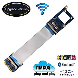 Newest Version Mini CI-E to BCM94360CD Flexible Extender Cable for Mac OS Hackintosh