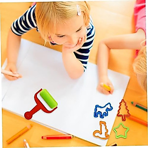 Clay Dough Tool Kit Plastic Playdough Tool Set for Kid Dough Roller Cutter Set as Educational Toy Clay Molds