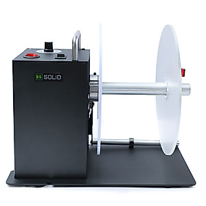U.S. Solid Automatic Label Rewinder Machine, 1"/1.5"/3" Core Holder, Max Label Width 4.72", Bidirectional Rewinding