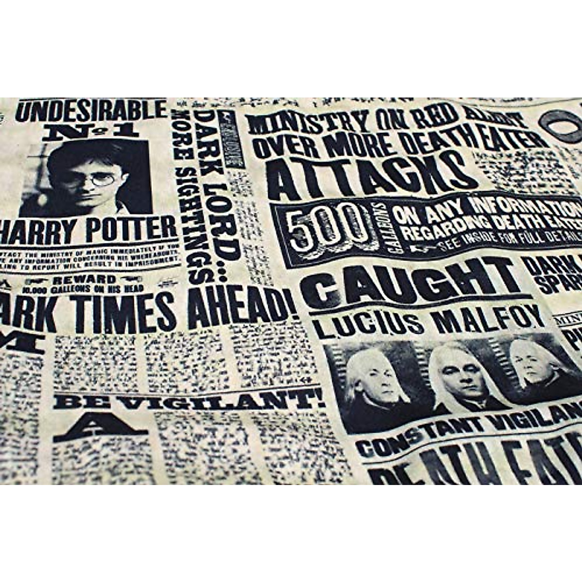 Hobo Handbag Harry Potter Daily Prophet Shoulder Hogwarts Crossbody Bag Purse One Size