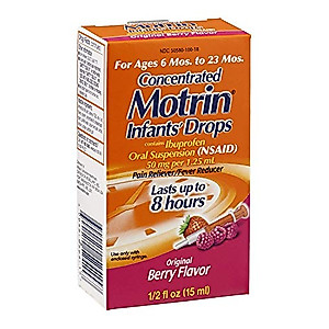 Motrin Infant Drops Berry Size .5 Oz Motrin Chld Drops .5 Oz