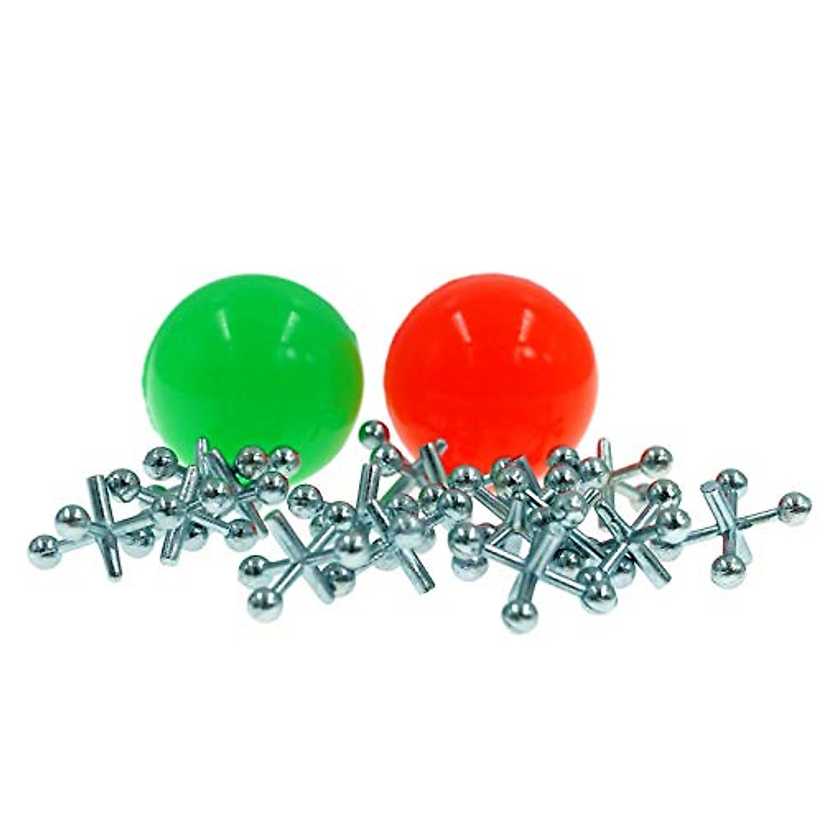 Vintage Metal Jacks Game Set: Classic Family Fun & Retro Toy