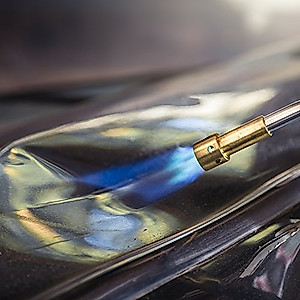 Bernzomatic® DuraCast® Wide Surface Torch - Durable Cast Body Aluminum Construction, Wide Brush Flame Propane or MAP-Pro Torch for Cooking, Heat Shrinking, Metalworking, and Vinyl Wrapping