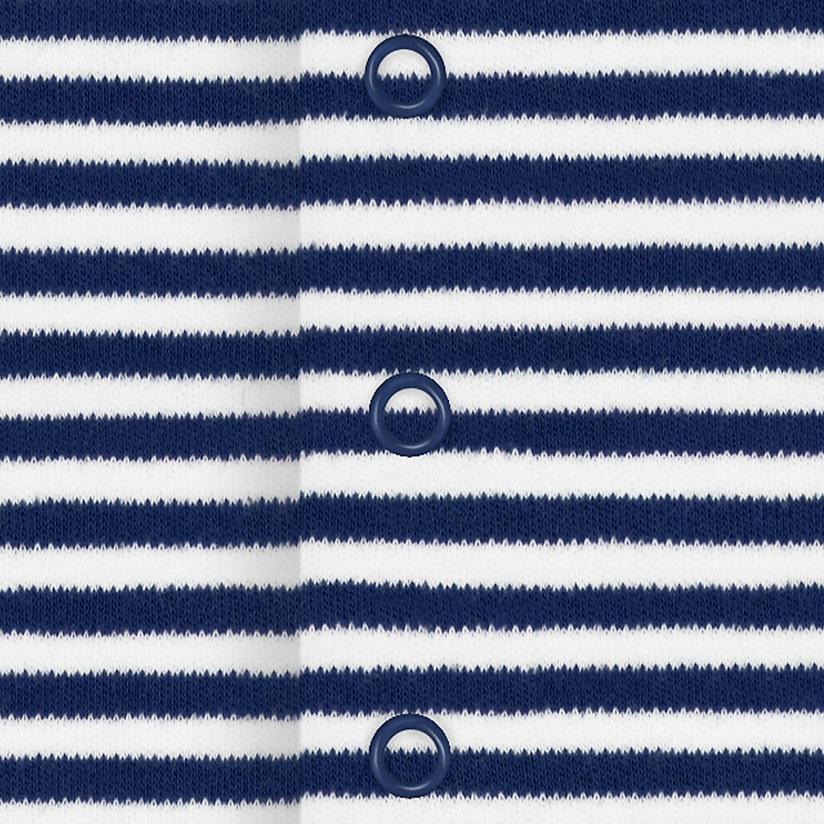 Creative Knitwear Villanova University Wildcats Striped Newborn Footed Baby Romper, Navy, 6-9 Months