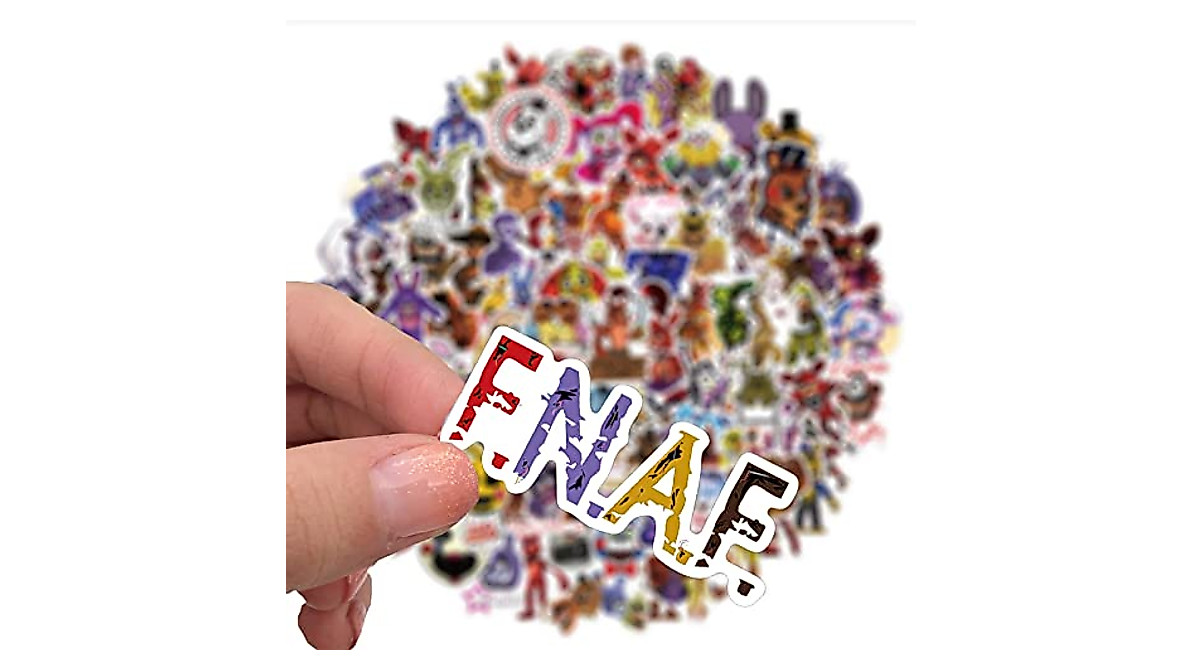 Vibrant Five Nights at Freddy's Waterproof Stickers - 100PCS