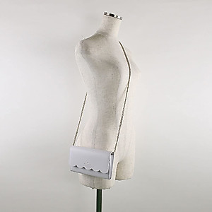 kate spade new york Gemma Wallet on a Chain Shoulder Bag (White Dove)