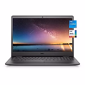 Dell Newest Inspiron 15 3000 Laptop, 15.6" Full HD Display, Intel Core i5-1135G7, 12GB DDR4 RAM, 256GB SSD, Webcam, HDMI, RJ-45, SD Card Reader, Wi-Fi, Windows 10 Home, Black
