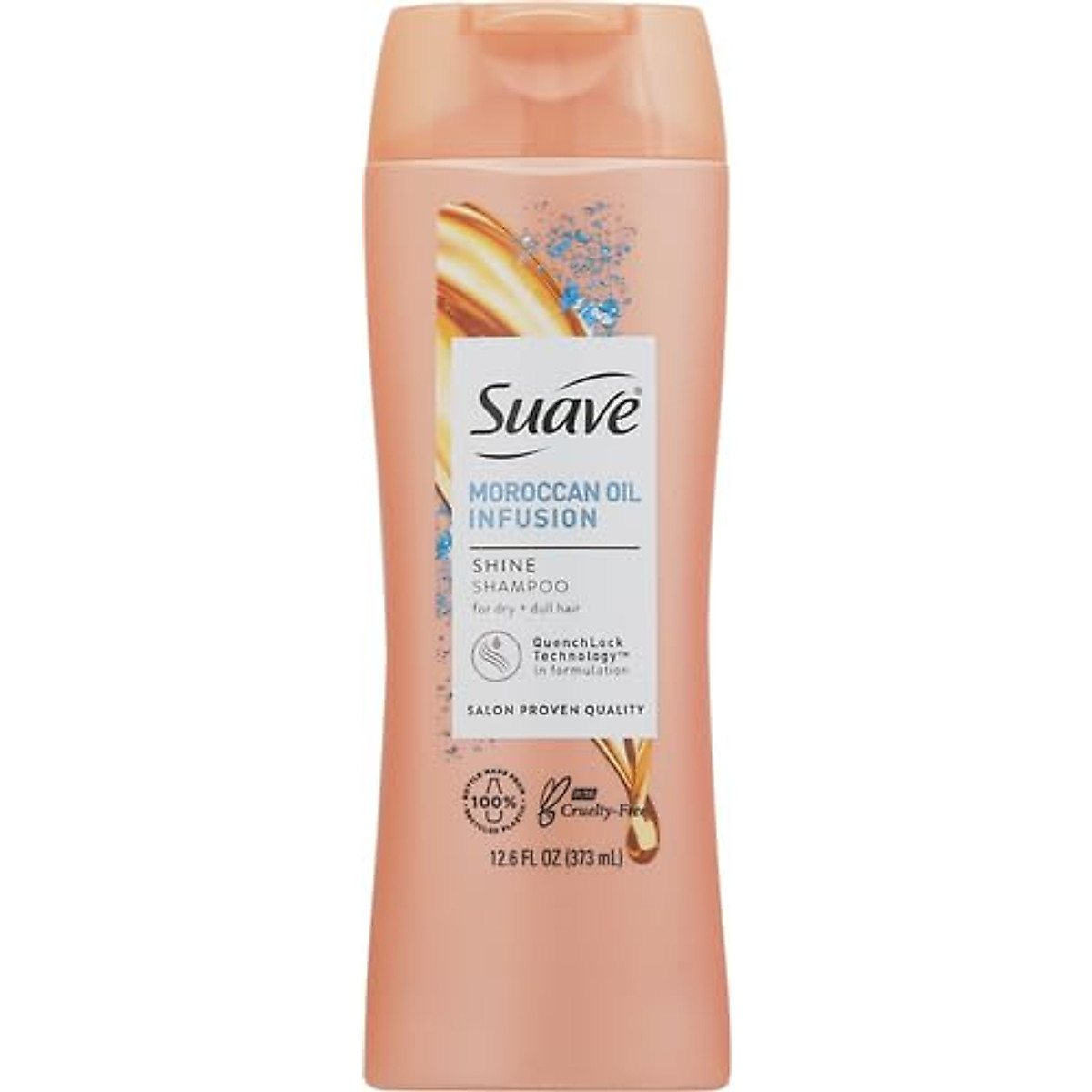 Suave Professionals Shine Shampoo, Moroccan Infusion, 12.6 oz