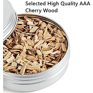 Cocktail Smoker Kit Whiskey Wine BBQ, Bar Party Flavor Drink Smoker Include Cherry Wood Chips, Filter, Tweezers, Drink Smoker Whiskey Lover, Christmas Gifts for Men/Brother/Dad/Grandpa