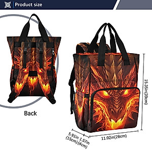 xigua Dragon Head Red Diaper Bag Backpack Multi Function Baby Changing Bags Waterproof Large Capacity Travel Back Pack for Mom Dad