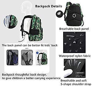 Mfikaryi Blue Shark Primary Backpack,School Bag for kids,Elementary BookBag for Boys