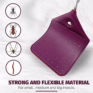 Fly Swatters Heavy Duty Vegan Leather - Durable Thicker Wire - Longer 21" - Best Fly Swatter Paddle for Flies, Bugs, Wasps, Bees, & Mosquitos