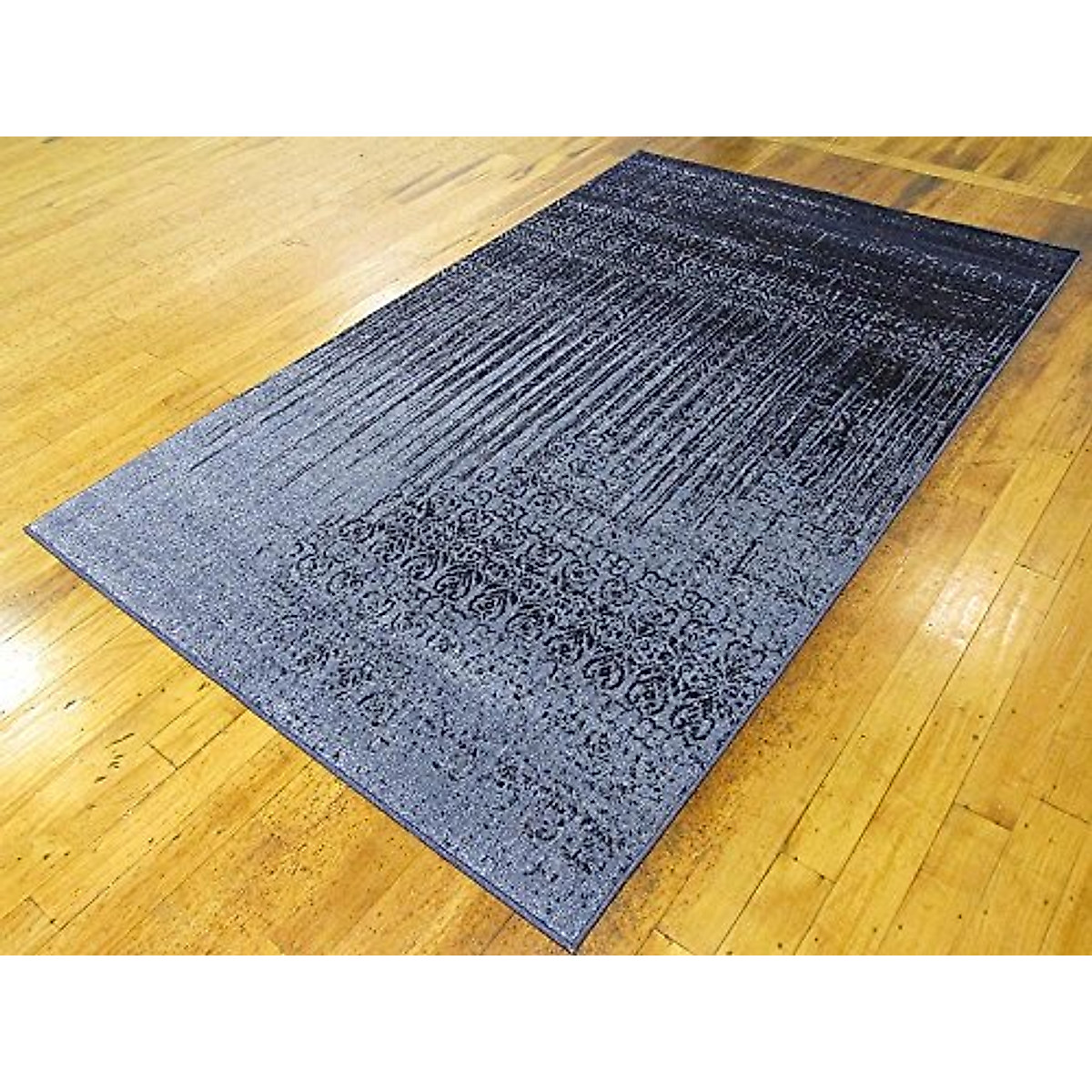 Unique Loom Del Mar Collection Area Rug-Transitional Inspired with Modern Contemporary Design, Rectangular 5' 1" x 8' 0", Blue/Navy Blue
