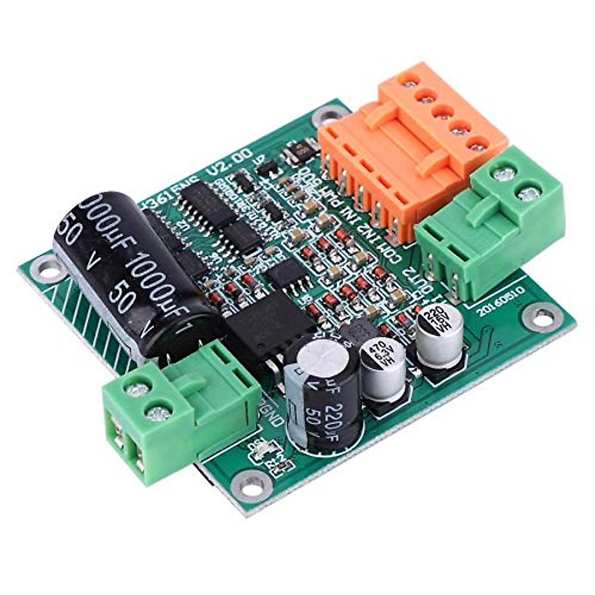 Davitu Motor Driver - Large Power DC Motor Drive Board 12/24/36V H Bridge Positive and Reverse Rotation Full PWM with Undervoltage Protection
