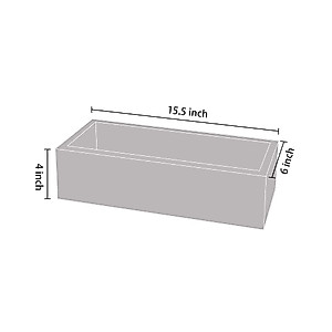 Coral Flower Nice Butt Bathroom Decor Box - Toilet Paper Holder,15 inches, Espresso