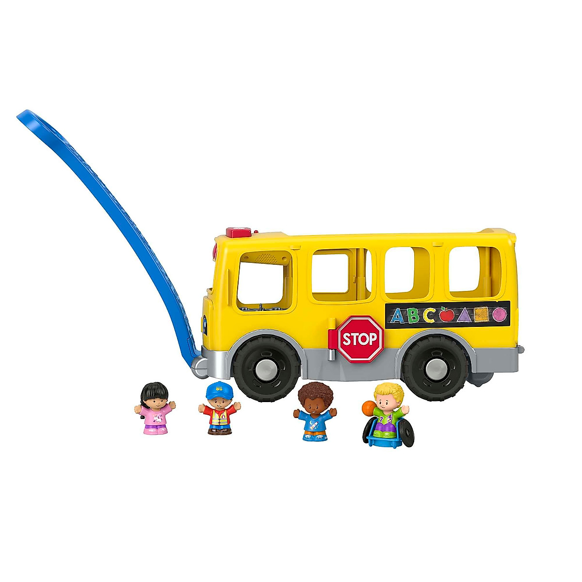 Fisher-Price Little People Yellow School Bus (Mattel GTL68), Spanish Version