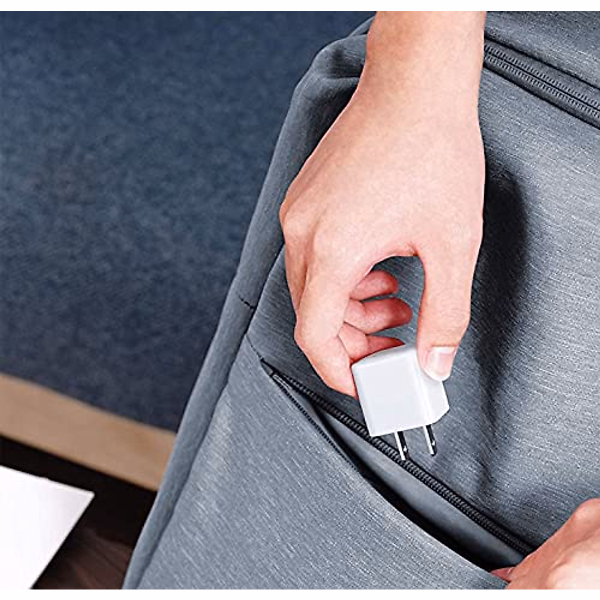 USB Wall Charger,Small iPhone Charger Box,Travel Plug Cube 5W Power Adapter for iPhone SE 2020/12 Pro Max/11 Pro Max/XR/X/8 Plus/7/6S/6S/6/5,Samsung Galaxy S7/S6/S5 Edge,LG,HTC,Huawei,Moto,Kindle