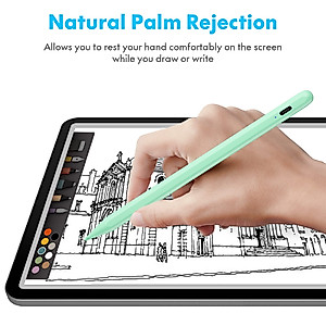 Stylus Pen for iPad with Tilt Sensor & Fast Charge, Cisteen Active Pencil with Palm Rejection Compatible with 2022-2018 Apple iPad Pro 11/12.9,iPad 10/9/8/7/6th Gen,iPad Air 5/4/3,iPad Mini 6/5