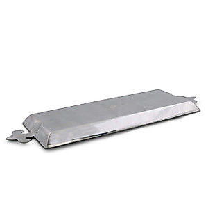 Arthur Court Aluminum/Metal French Lily Fleur-De-LYS Oblong Food Serving Tray 21 inch x 7 inch
