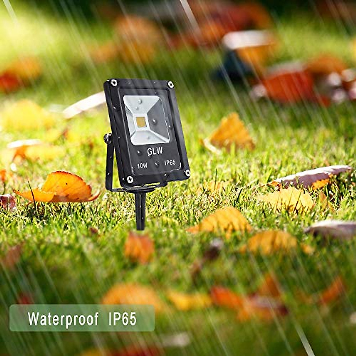 GLW Low Voltage Landscape Lights 10W 12V Outdoor Spotlights IP65 Waterproof Garden Lights,3000K Warm White Landscape Lighting for Yard,Tree,[8 Pack]