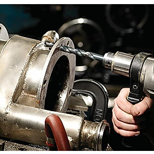 BOSCH BL2143 1-Piece 1/4 In. x 4 In. Fractional Jobber Black Oxide Drill Bit for Applications in Light-Gauge Metal, Wood, Plastic