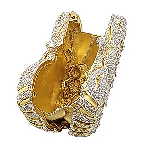 Super Mini Butterfly Clutch Bag Women Formal Party Evening Handbags Bridal Wedding Minaudiere Purse (Gold 8)